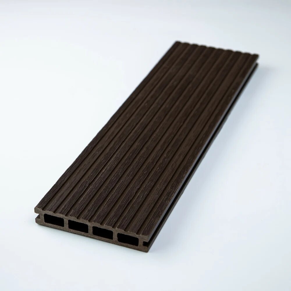 Террасная доска Экодекинг Комфорт 3D 3 м, шоколад 4687202237937