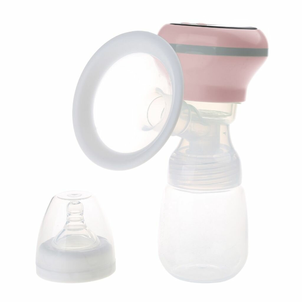 Молокоотсос, Электрический молокоотсос все в одном , розовый