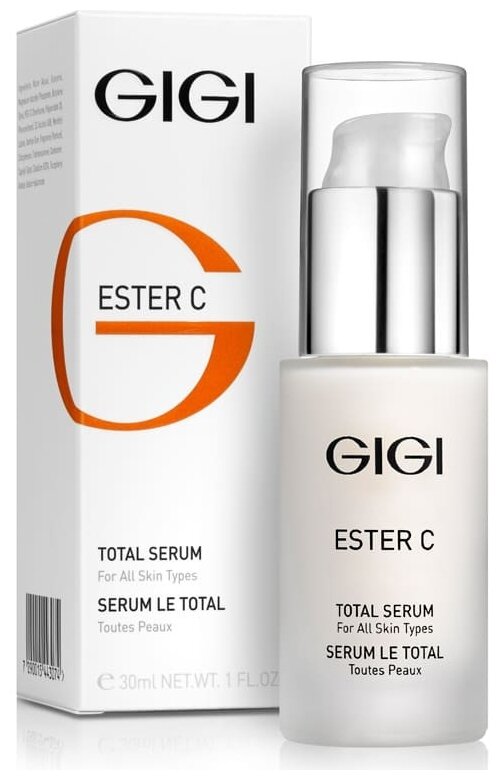 Gigi Ester C Total Serum Увлажняющая сыворотка для лица с эффектом осветления кожи, 30 мл
