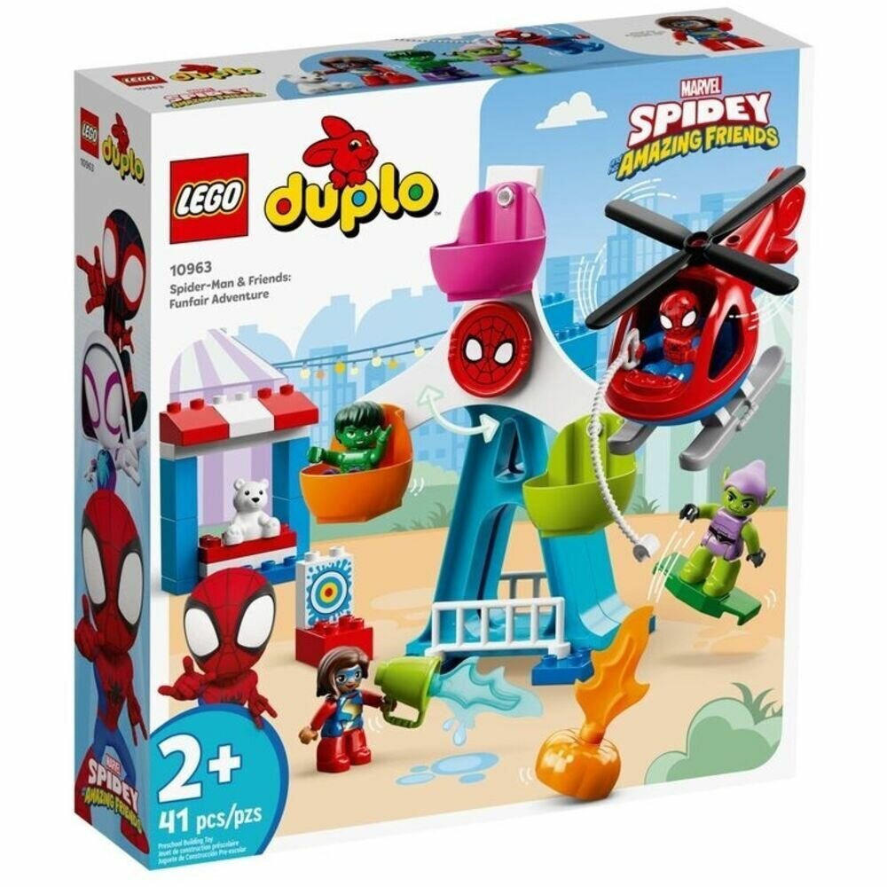DUPLO LEGO 10963 Конструктор Человек-паук и его друзья: приключения на ярмарке