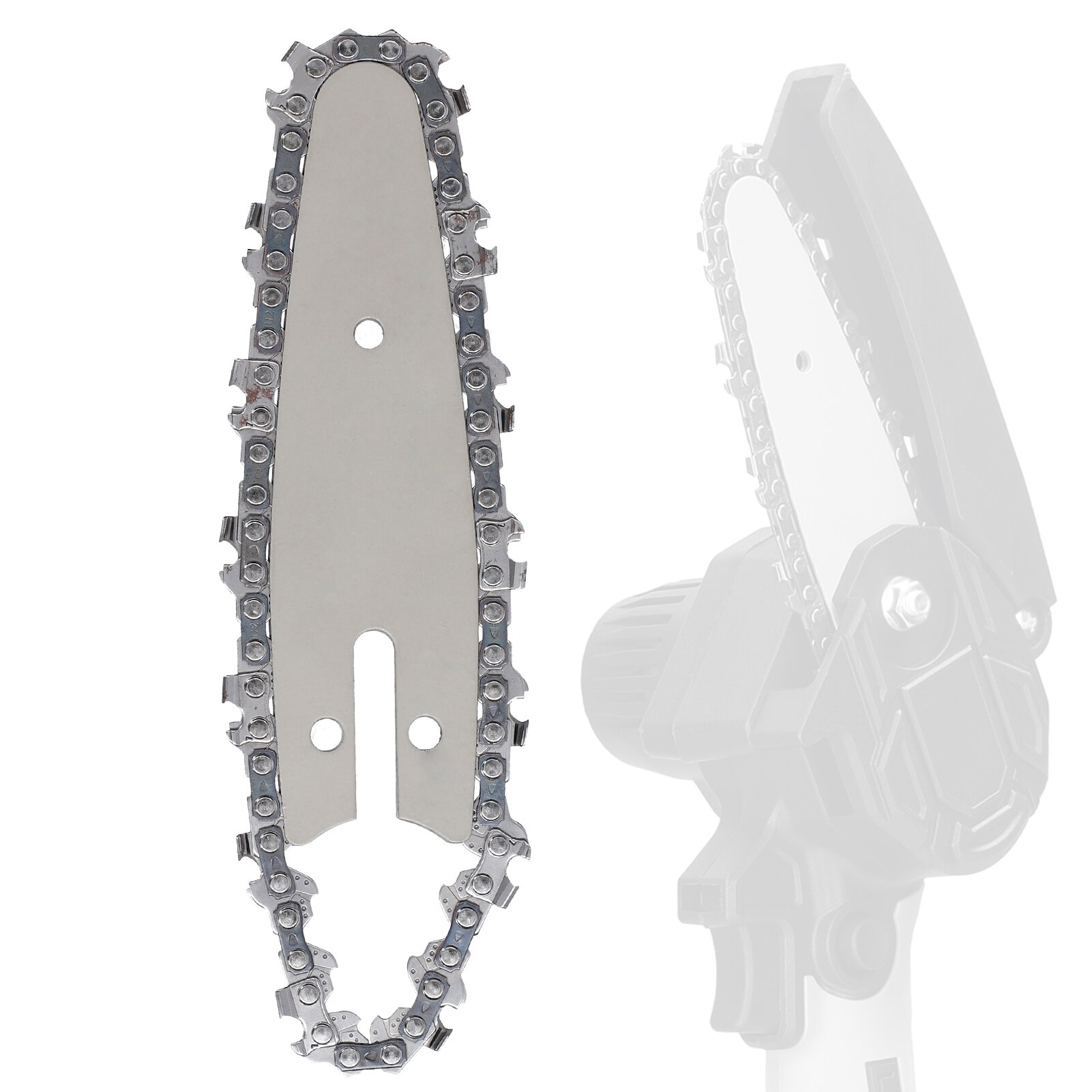 Литиевая цепь для цепной пилы и направляющая пластина, комплект цепи для электропилы, комплект цепи для распиловки древесины, сменный аксессуар для электроинструмента.