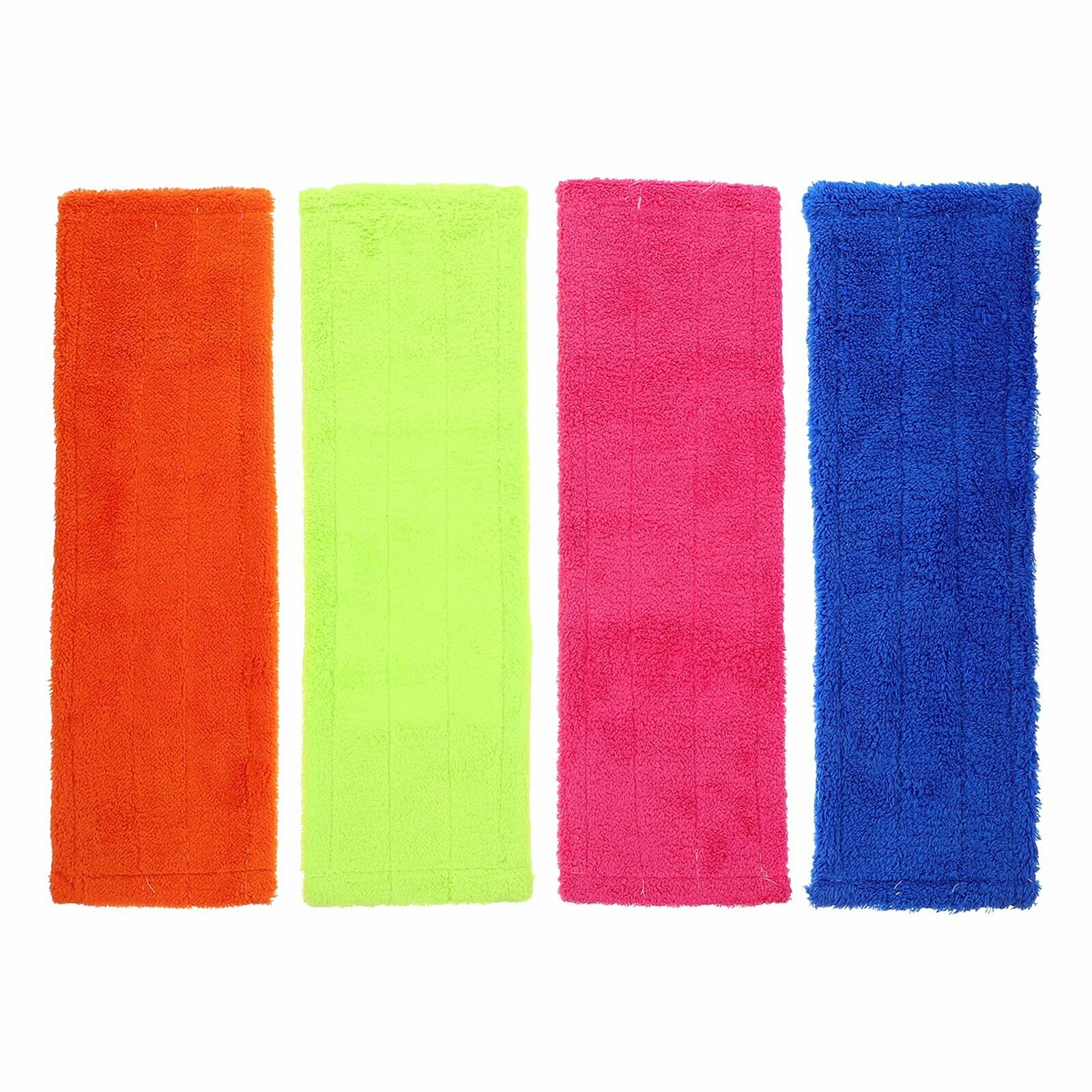 Тряпки для уборки из кораллового флиса, подходит для всех типов полов, комплект 4 штуки, размер 43,00 13,50 1,00 см=v=