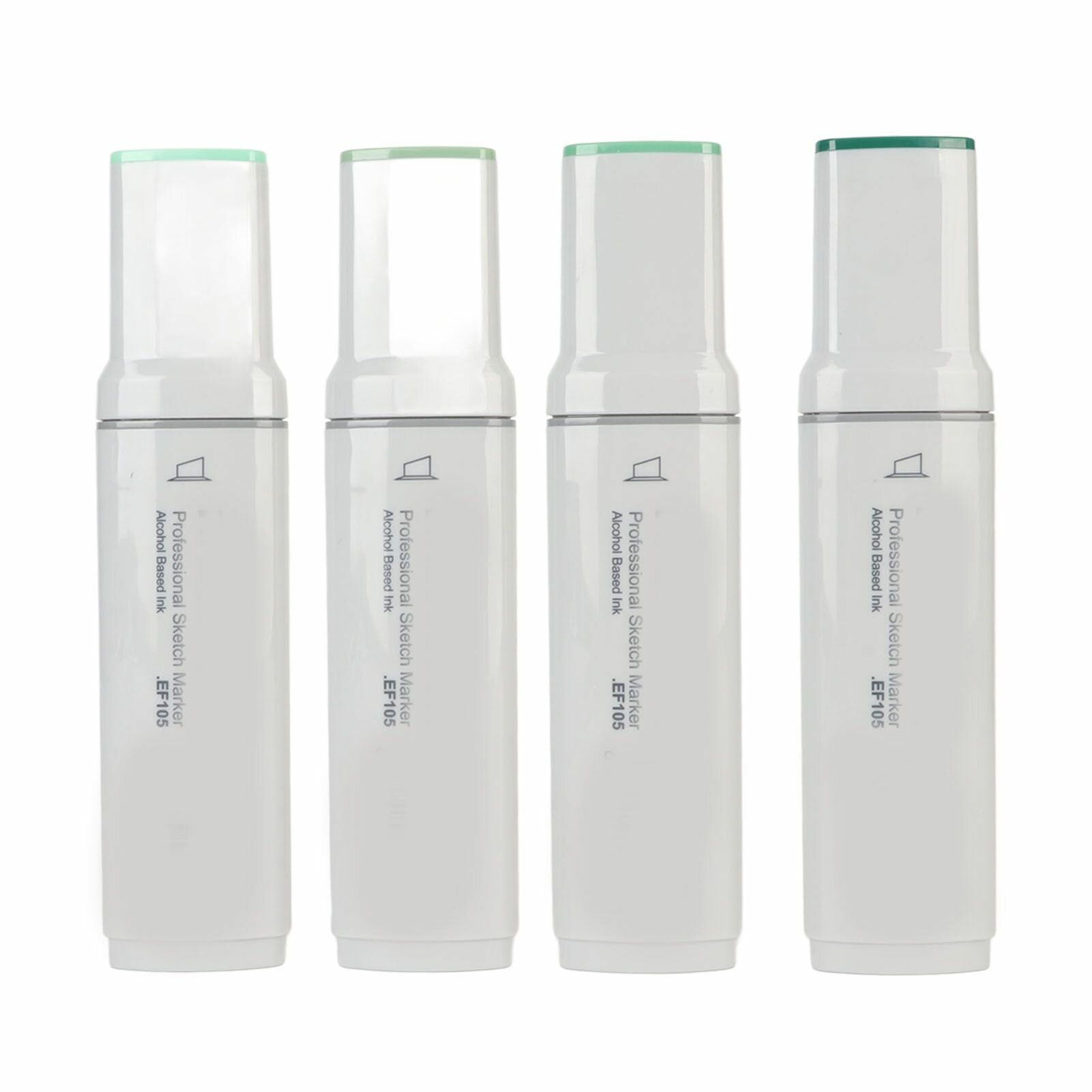 Маркеры для граффити, широкий наконечник, зеленая серия