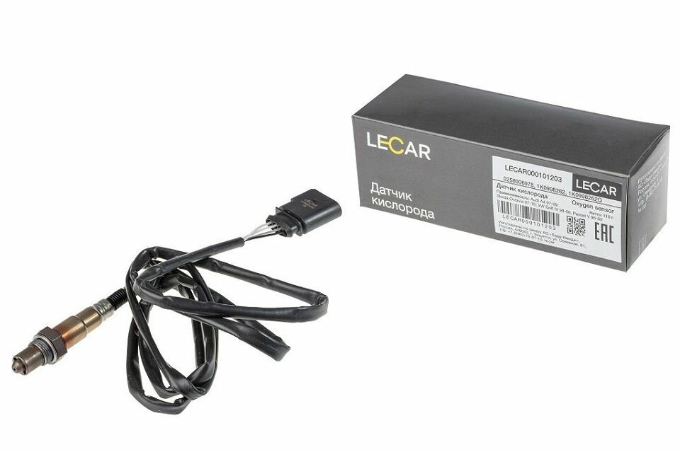Датчик кислорода 0258006978 Audi A4 97-09; Skoda Octavia 97-10; VW Golf IV 98-06, Passat V 96-00 LECAR000101203