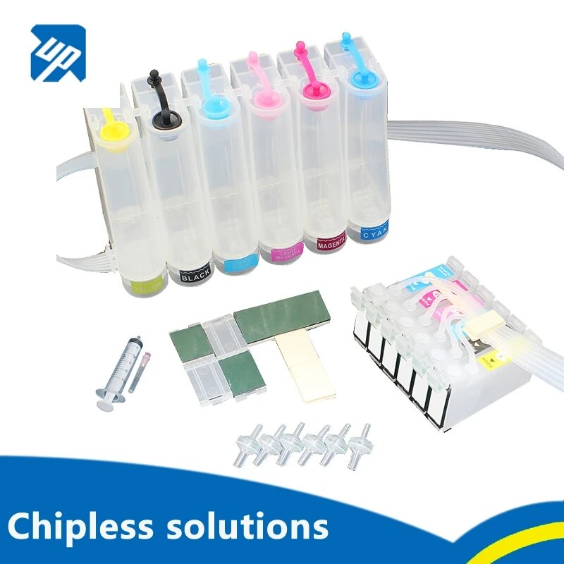 Пустой СНПЧ без чипа для Epson R1390 R1400 R1410 R260 R265 R270 R360 R380 R390