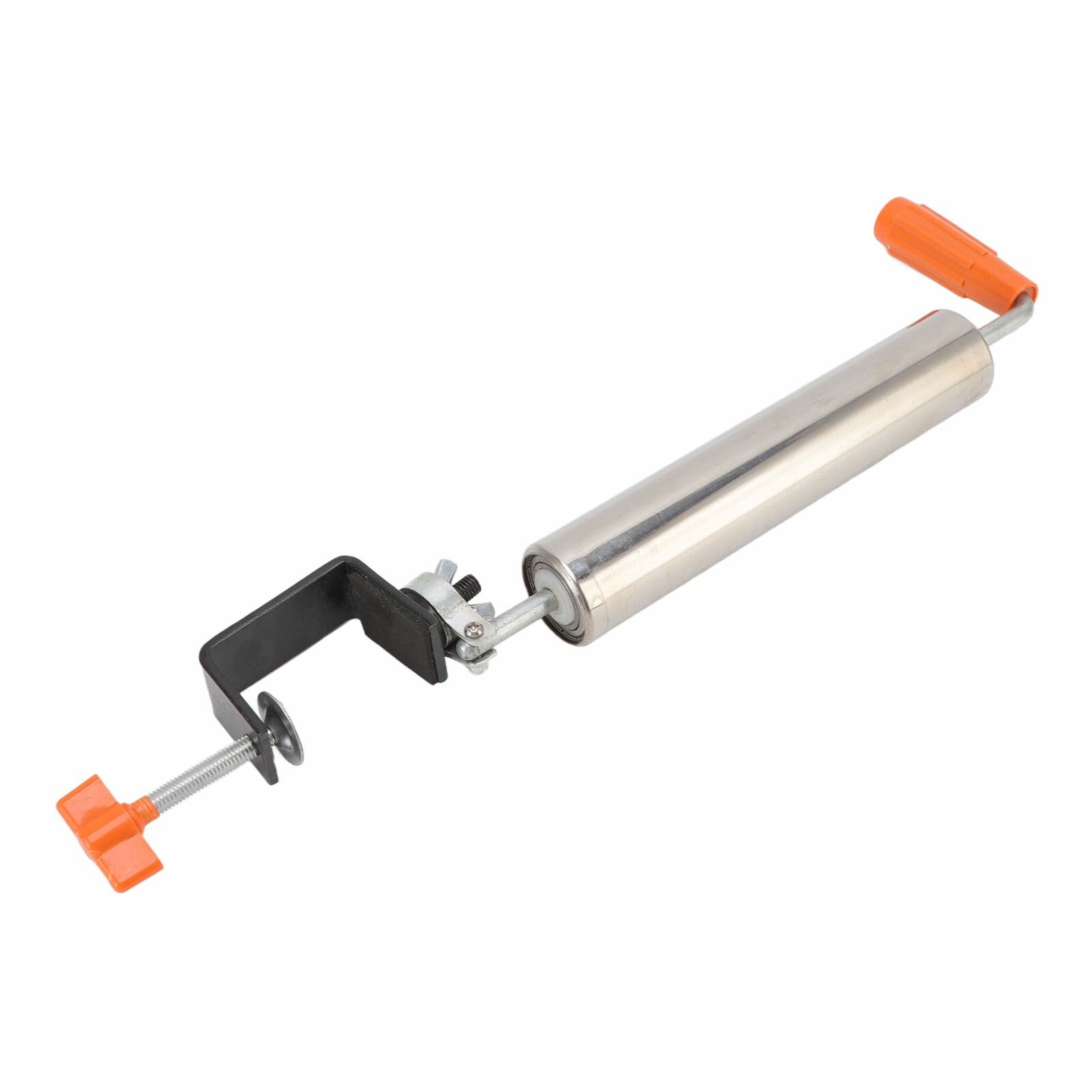 Скалка из нержавеющей стали, валик для теста с фиксированным вращением на 360 для выпечки, хлеба, пиццы L