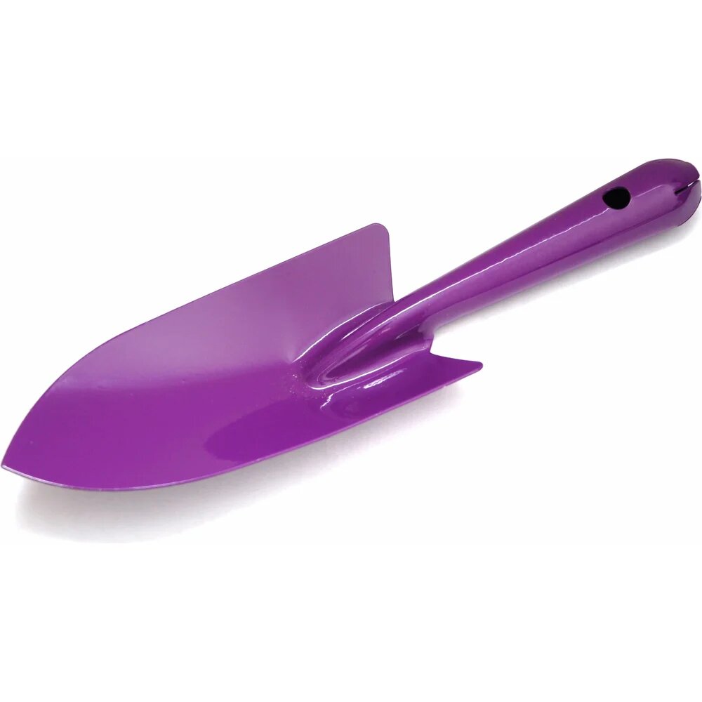 Скобис Совок посадочный цельнометаллический (садовая лопатка) фиолетовый, 16 шт, 4680016801219