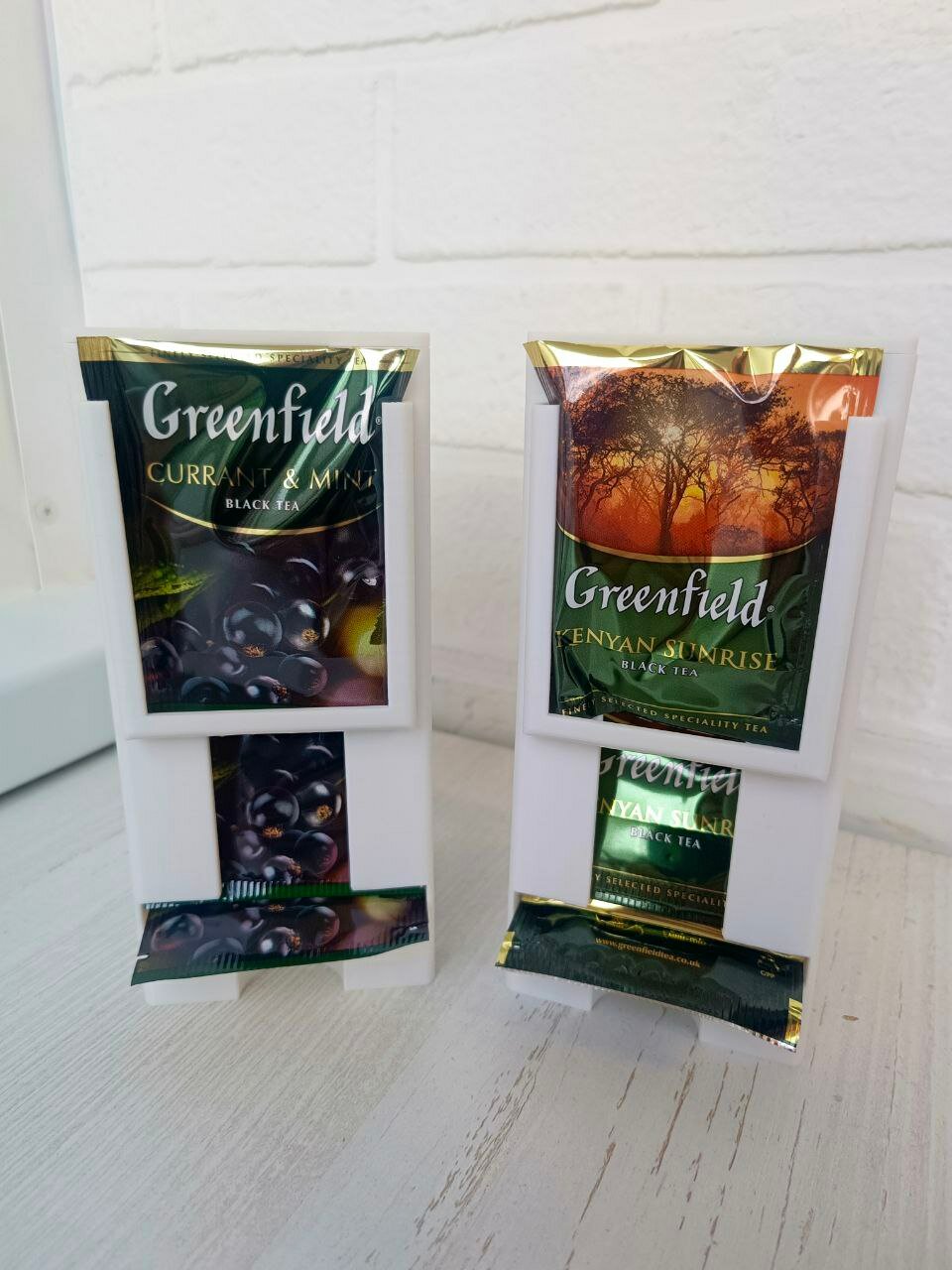 Органайзер для чайных пакетиков, цвет белый