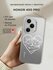 Чехол на Honor 400 Pro / Хонор 400 Про с принтом "Влюблённые котики рисунок 2 - ...