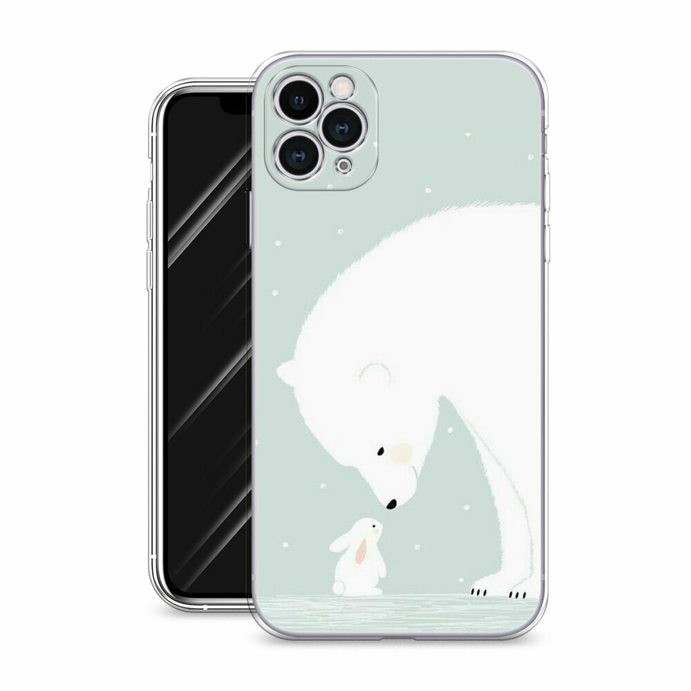 Чехол на Apple iPhone 11 Pro / Айфон 11 Про с принтом Белоснежная дружба — фото 1
