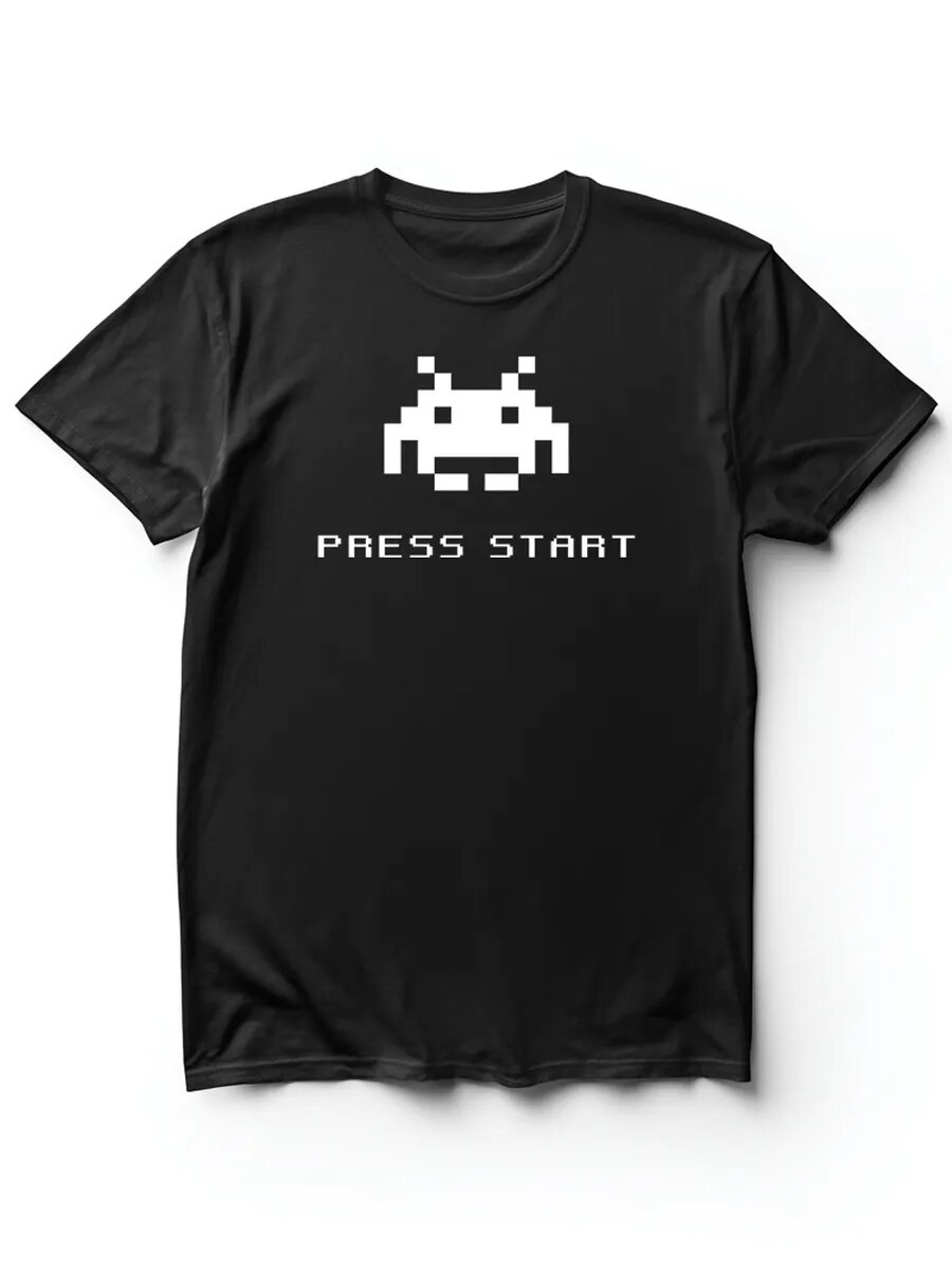Футболка press start