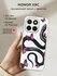 Чехол на Honor X8c / Хонор X8c с принтом "Snake and butterflies 2"