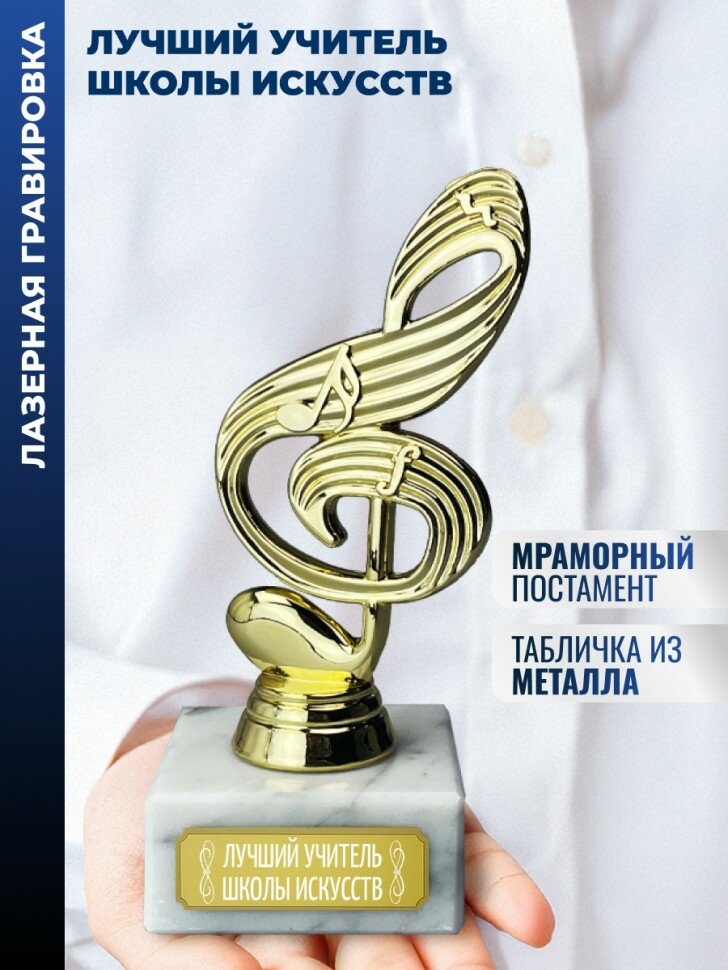 Статуэтка Ключ "Лучший учитель школы искусств"