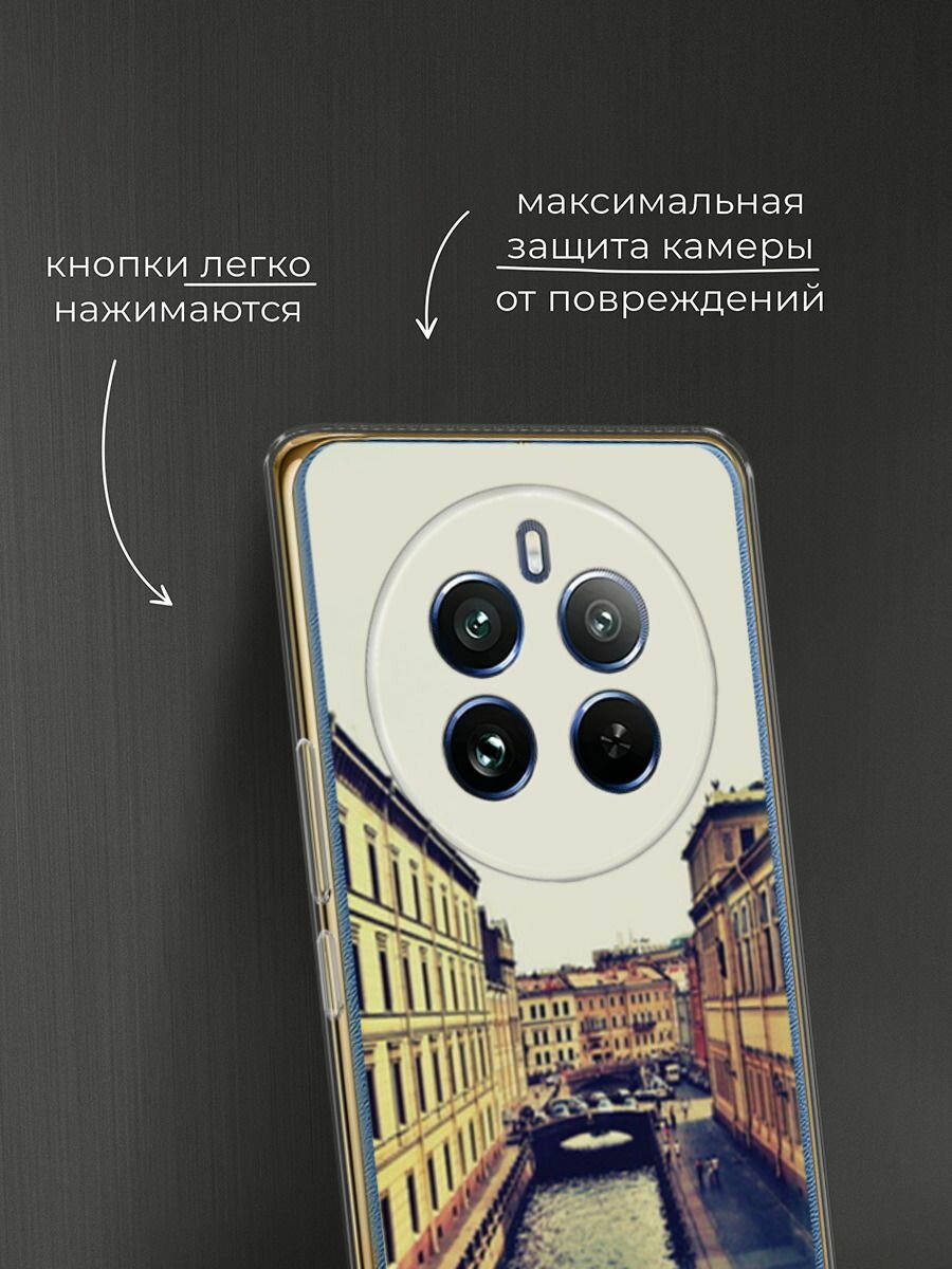 Чехол на Realme 12 Pro / Реалми 12 Про с принтом "Санкт-Петербург" — фото 1