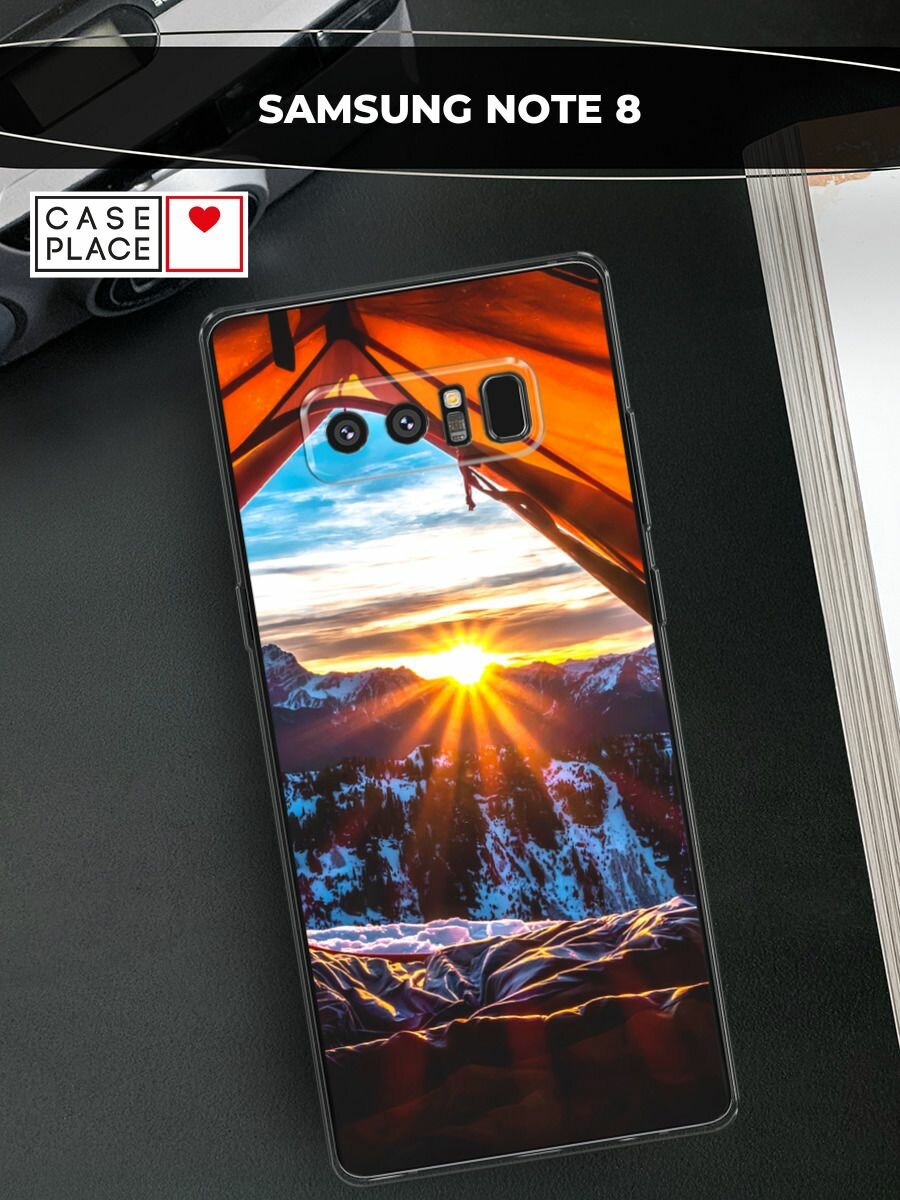 Чехол на Samsung Galaxy Note 8 / Самсунг Галакси Нот 8 с принтом "Горы 7"