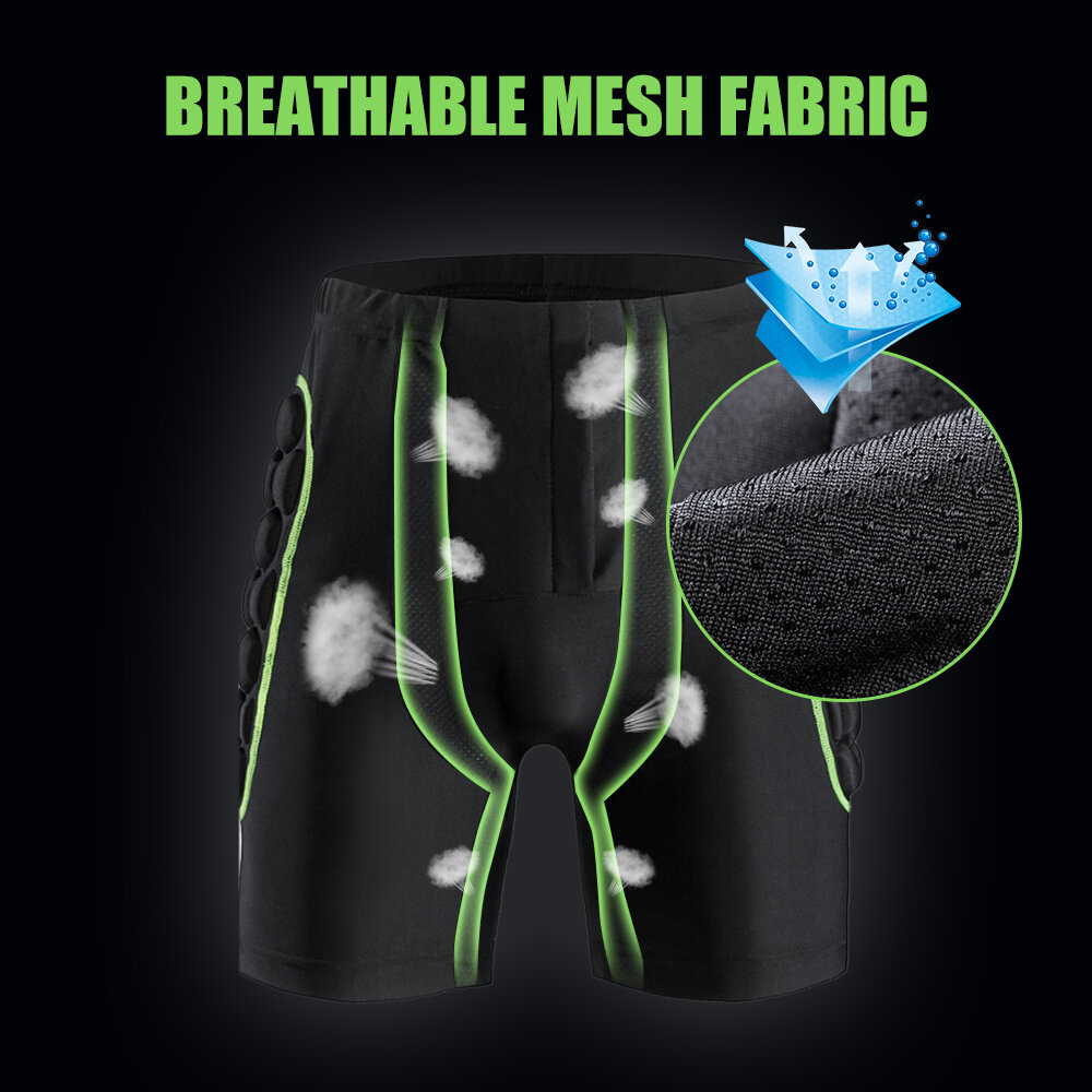 Мужские шорты с защитой бедер и ягодиц, защитные накладки для сноубординга, коньков, лыж и верховой езды.