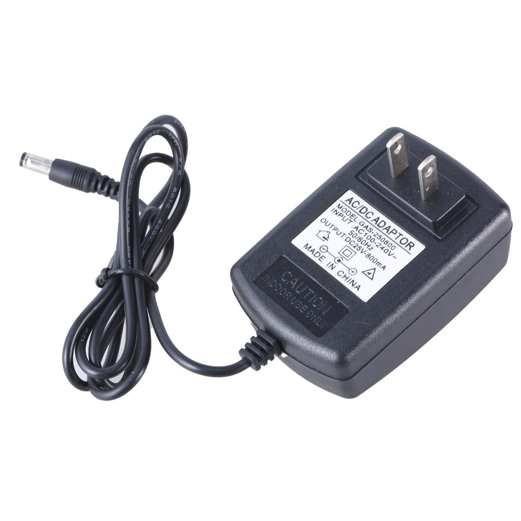 Адаптер питания AC100-240V 50/60 Гц для различных устройств US Plug Источник питания для Различной электроники Выход DC25V800mA