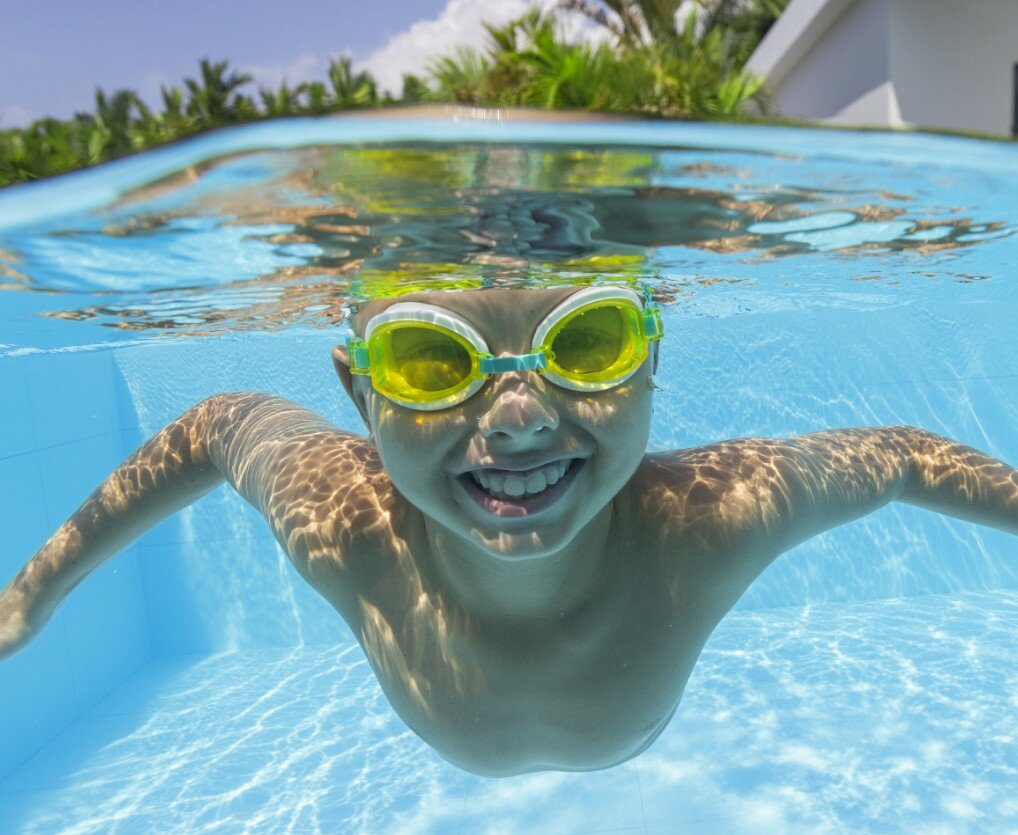 Очки для плавания Flexi BESTWAY Ocean, UV-защита, силиконовая оправа