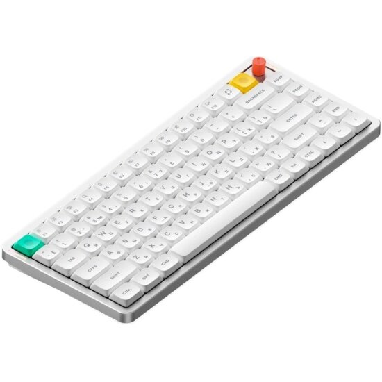 Клавиатура Nuphy AIR75v3 RGB, Hot Swap, Brown Nano Switch, IO 2.0 беспроводная Nova White (AIR75v3-NW-BRN)