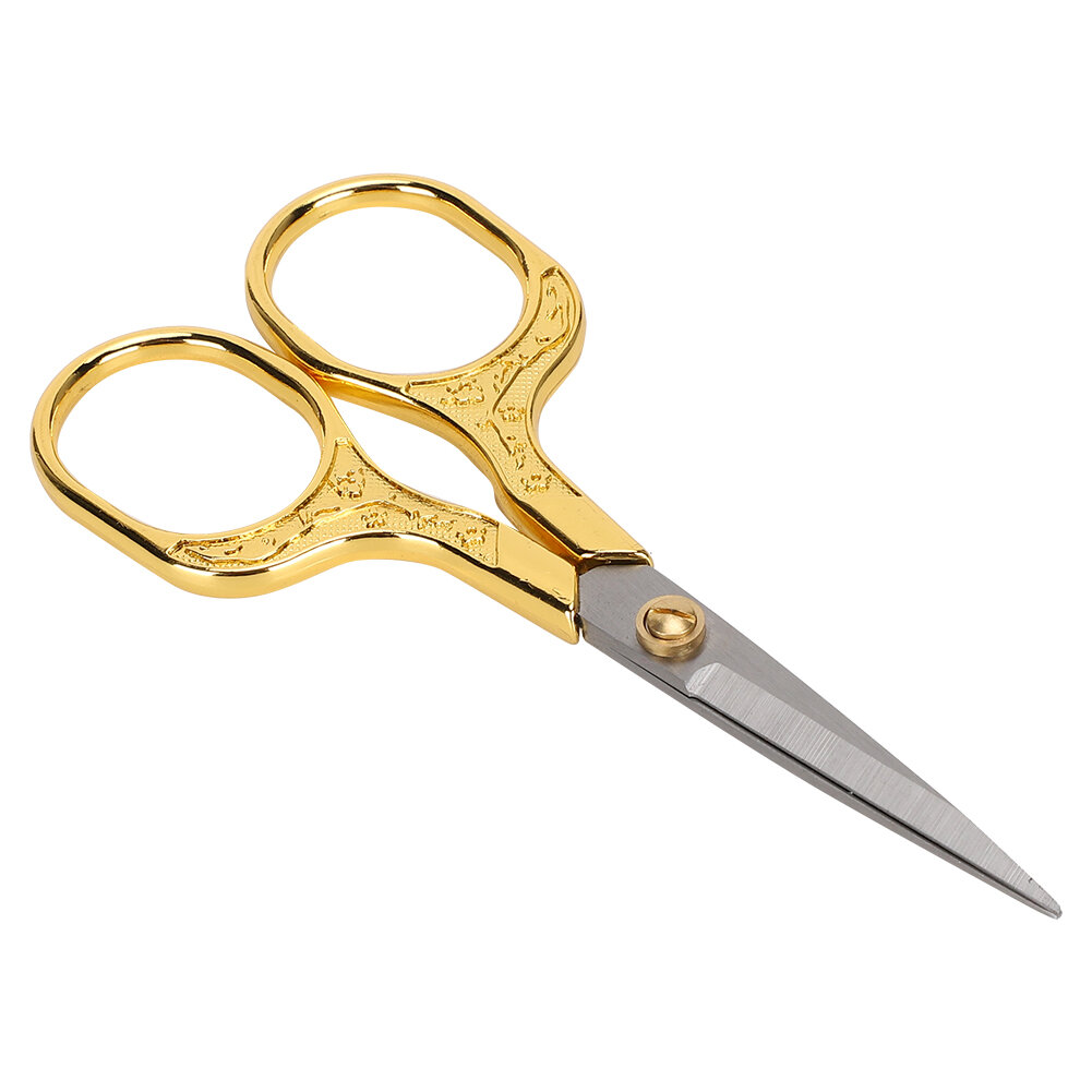 Retro Scissor Vintage Sewing Scissors for Embroidery Craft Needle Work Art WorkGold