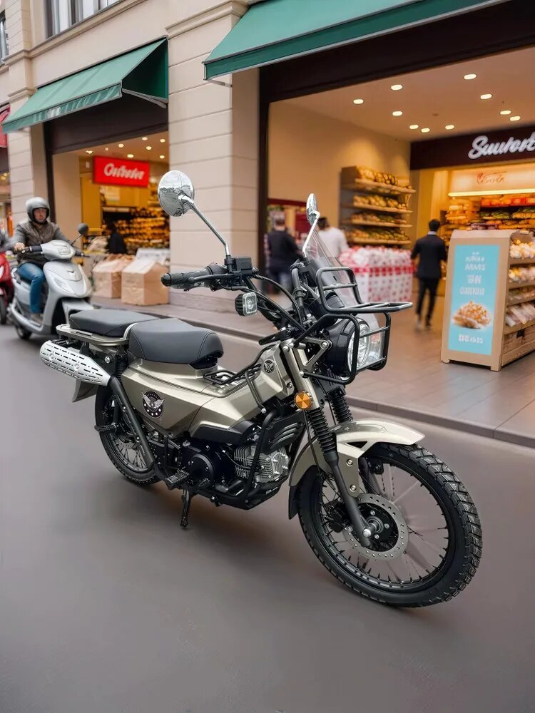 Мопед XTRAIL 2 GREY 125 см3 (49,9 см3)