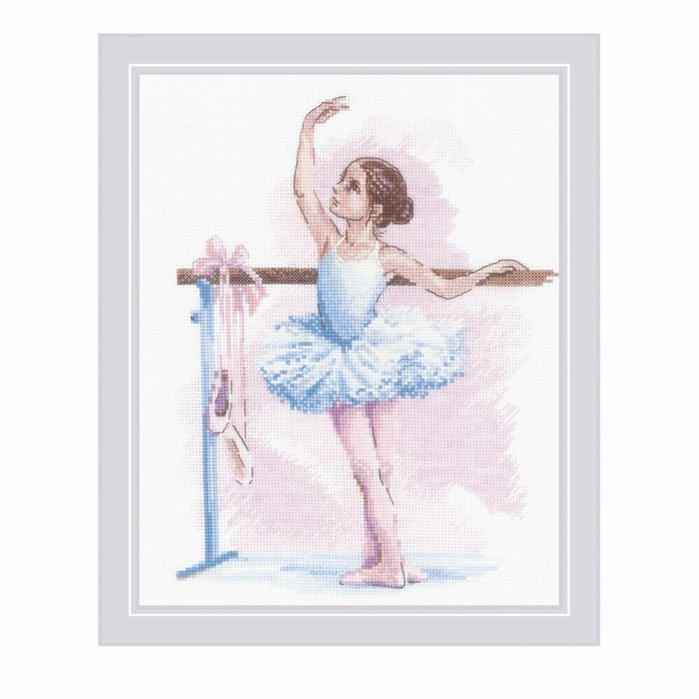 Набор для вышивания крестиком Риолис "Балет" 24х30 см, Люди Дети Балерины