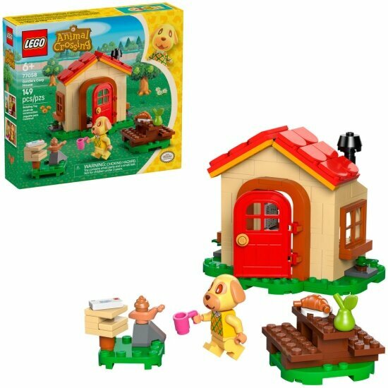 Конструктор Lego Animal Crossing 77058 Уютный домик Голди