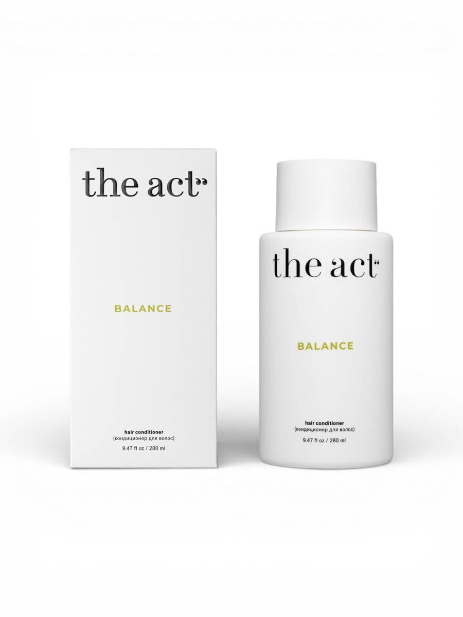 Кондиционер для волос The Act увлажняющий, очищающий, 280 мл