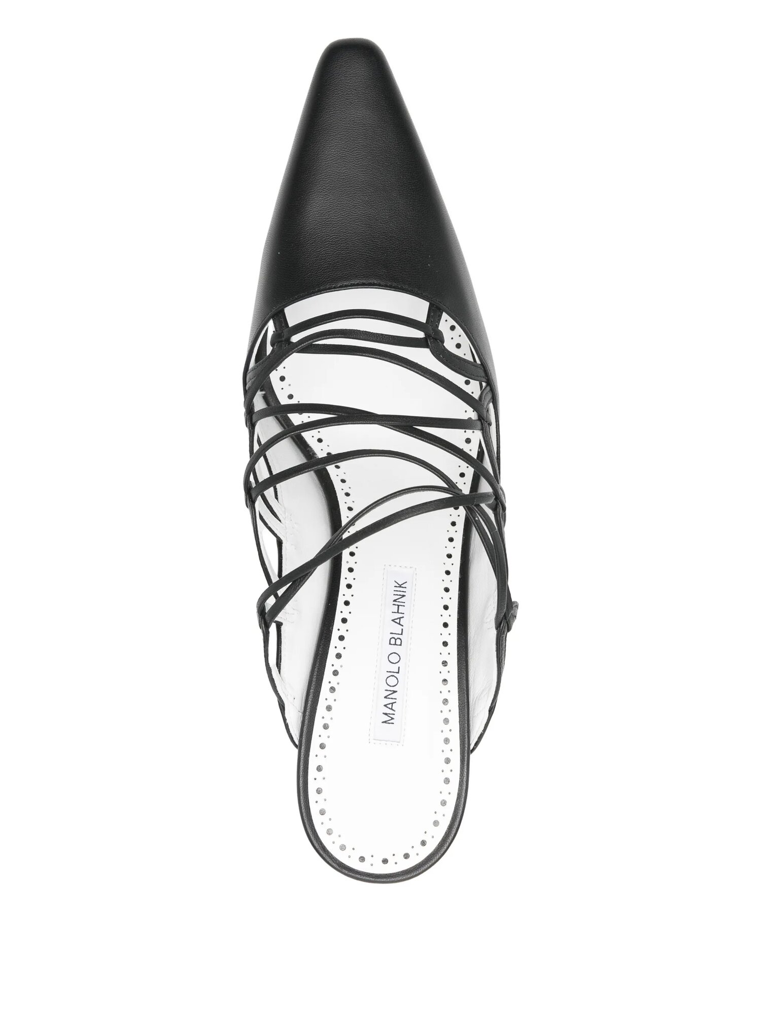 Мюли Manolo Blahnik Netas, размер 41, black/black — фото 1