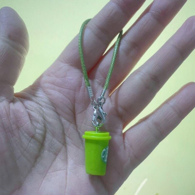 Кукольный домик dollhouse мини-симулятор кофейной чашки куклы Аксессуары OB11 Сцена Аксессуары Мини-зеленая кофейная