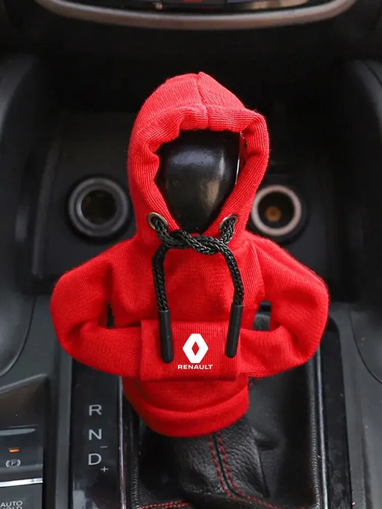 Автомобильная модная толстовка с капюшоном, чехол для ручки переключения передач, чехол для Renault.