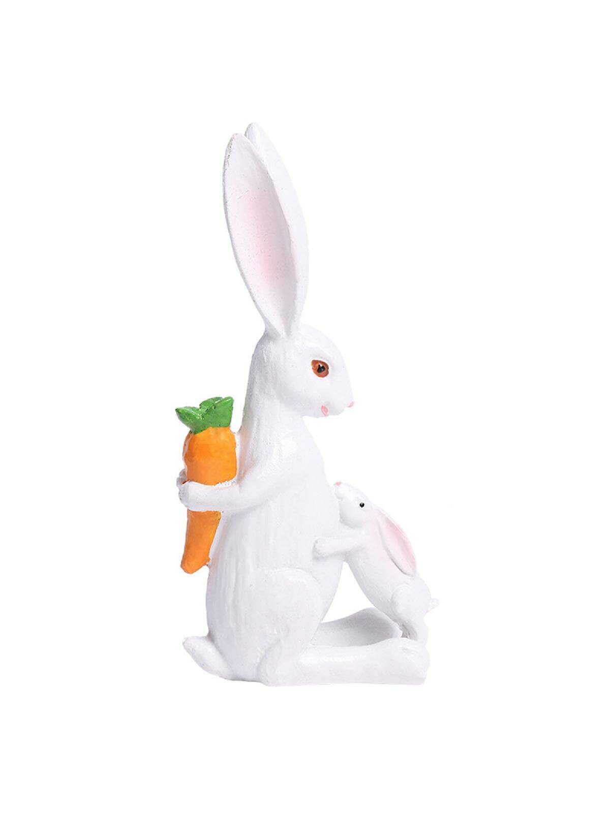 Украшение Пасхальных кроликов Статуэтка Кролика Скульптура Весенних кроликов