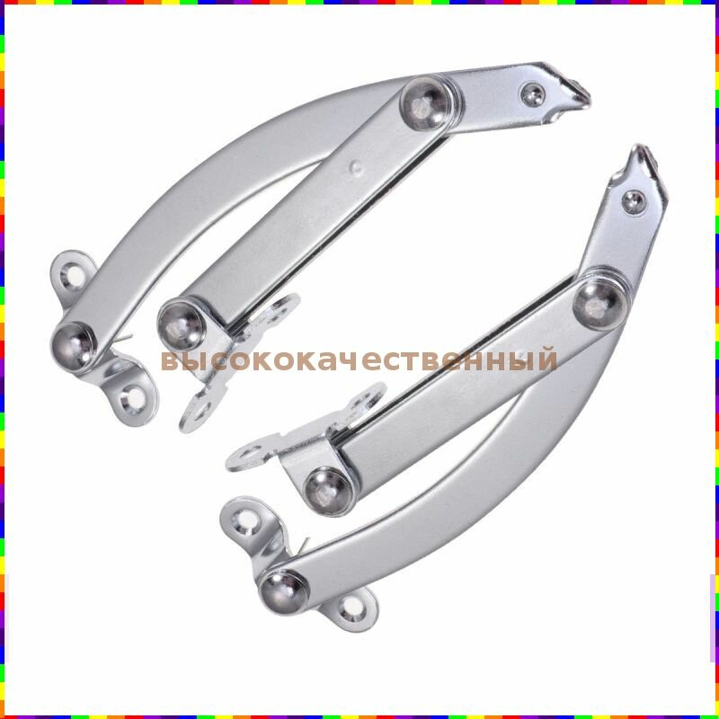 2 шт. Надежные пружинные стопоры для дверей и шкафов, размер S, серебристого цвета