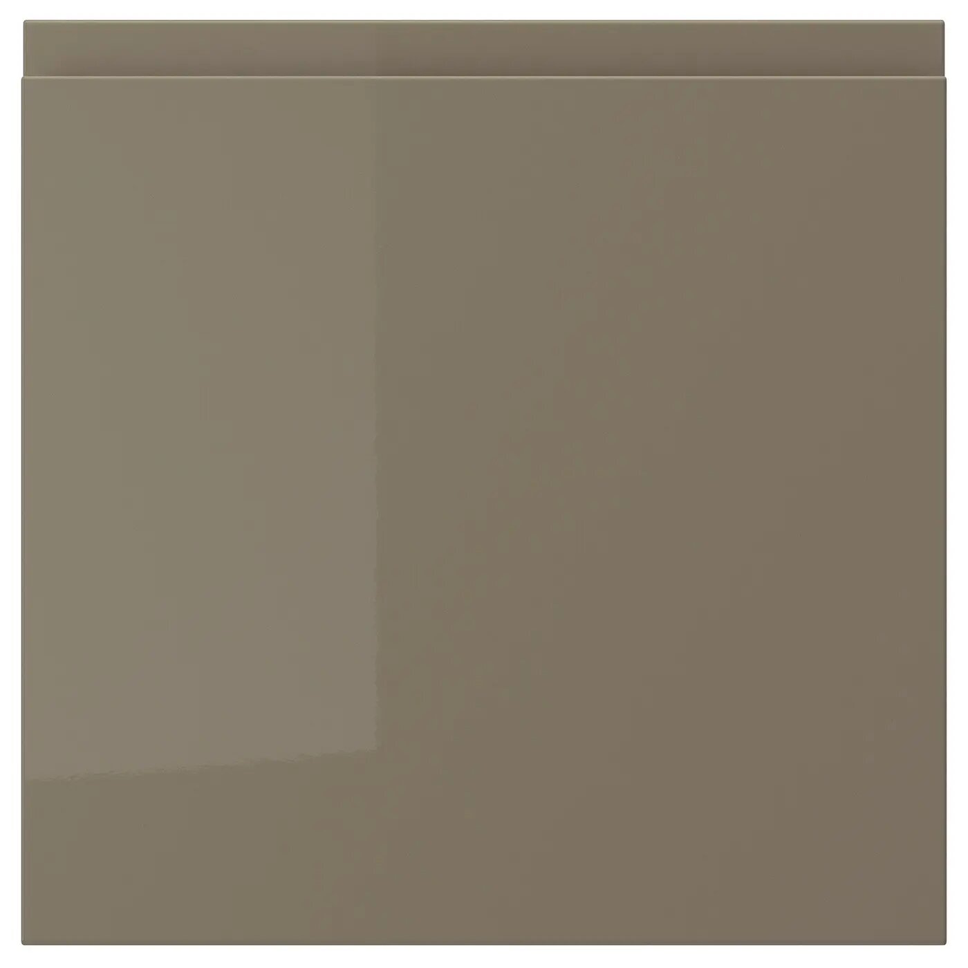 Дверь VOXTORP, высокий блеск темно-серый-коричневый, 40x40 см