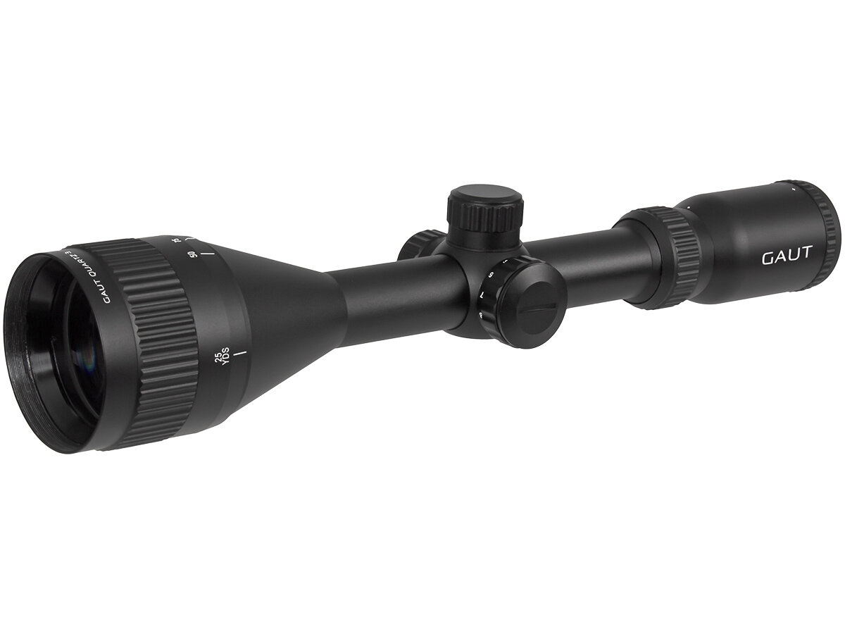 Прицел оптический Gaut Quartz для охоты 3-9x50 AO, сетка 32, подсветка, 0.1 МIL