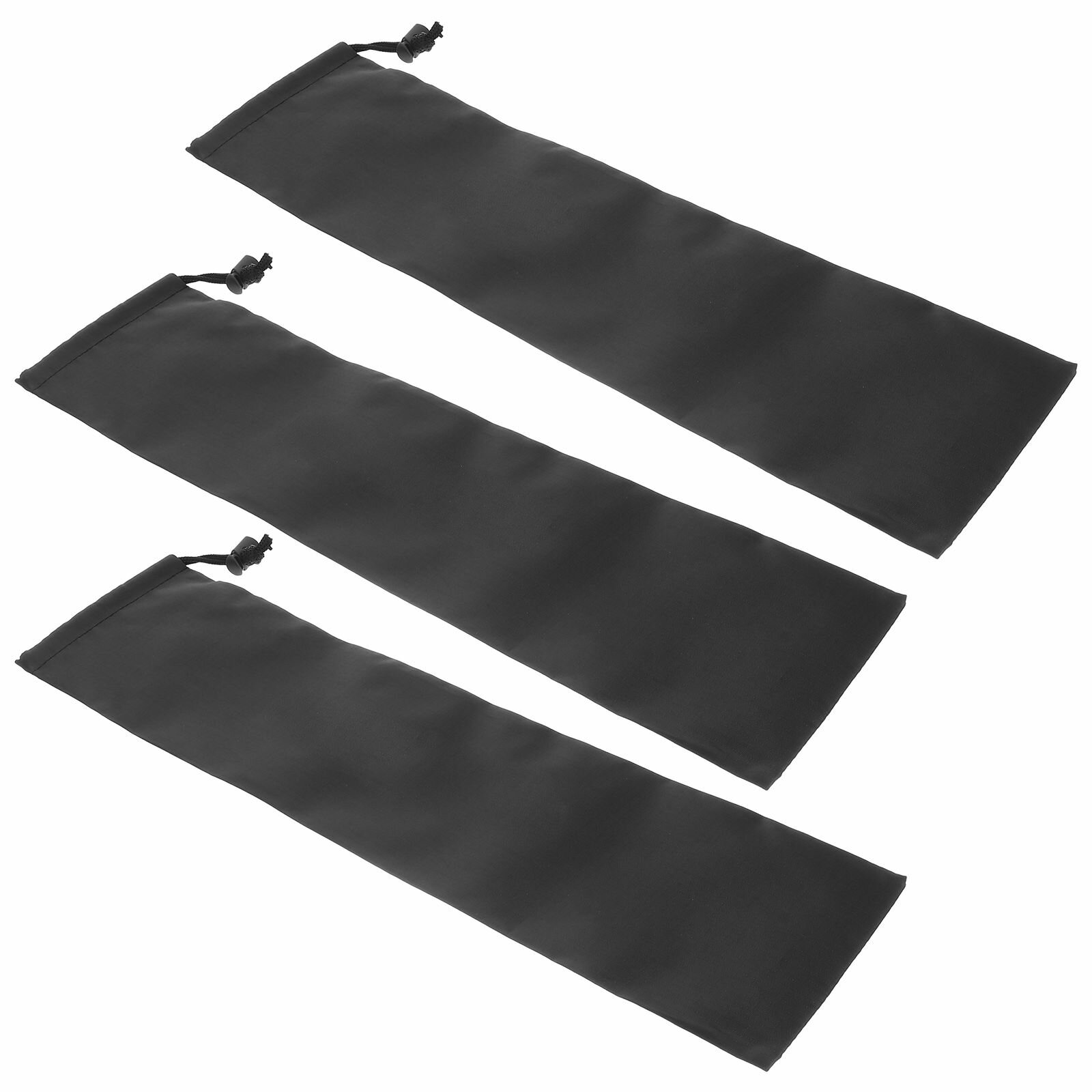 Чехол Для Хранения Дуг Палатки, Черный, Размер 49.00X12.50X0.06 См, Портативный, Для Походов, 3 Шт