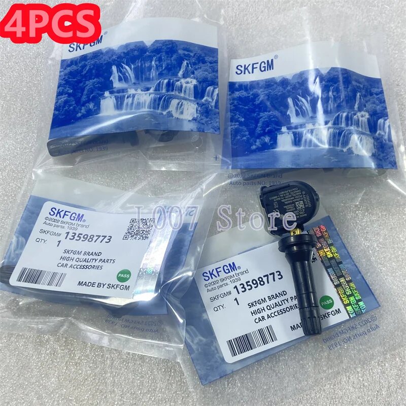 4 шт. датчик давления в шинах для Chevrolet Aveo Malibu Cadillac CT6 SRX Opel Antara Mokka TPMS 433 МГц 13598773 13516165 13589601