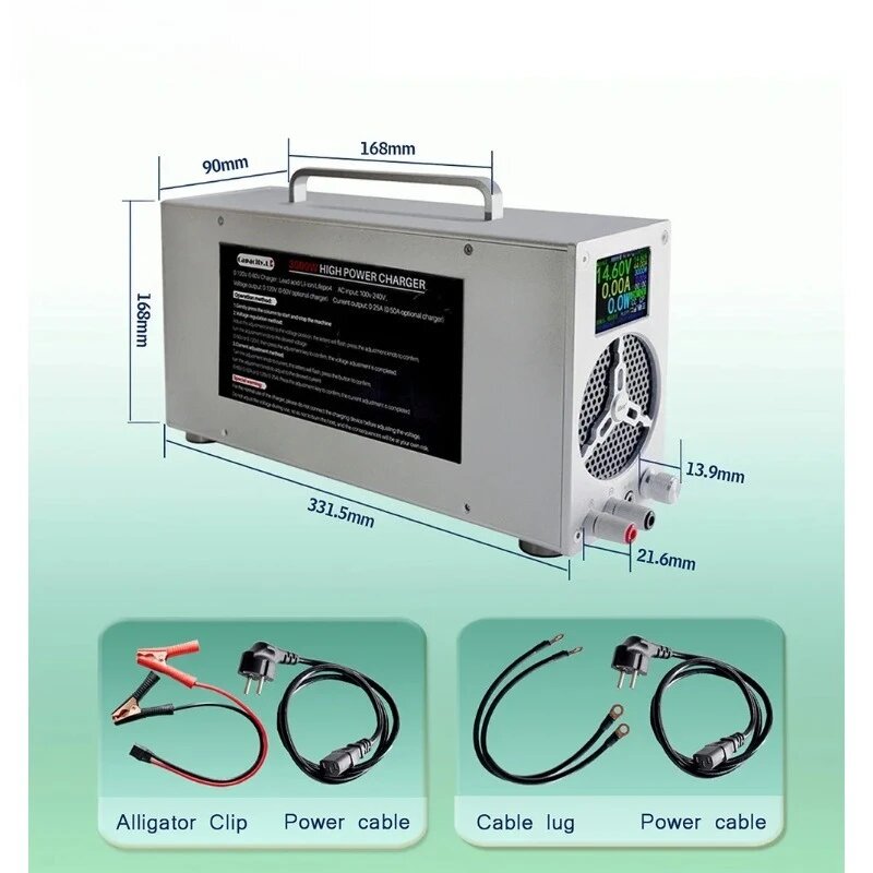 Регулируемое зарядное устройство LifePO4 3000 Вт 60V50A Anderson