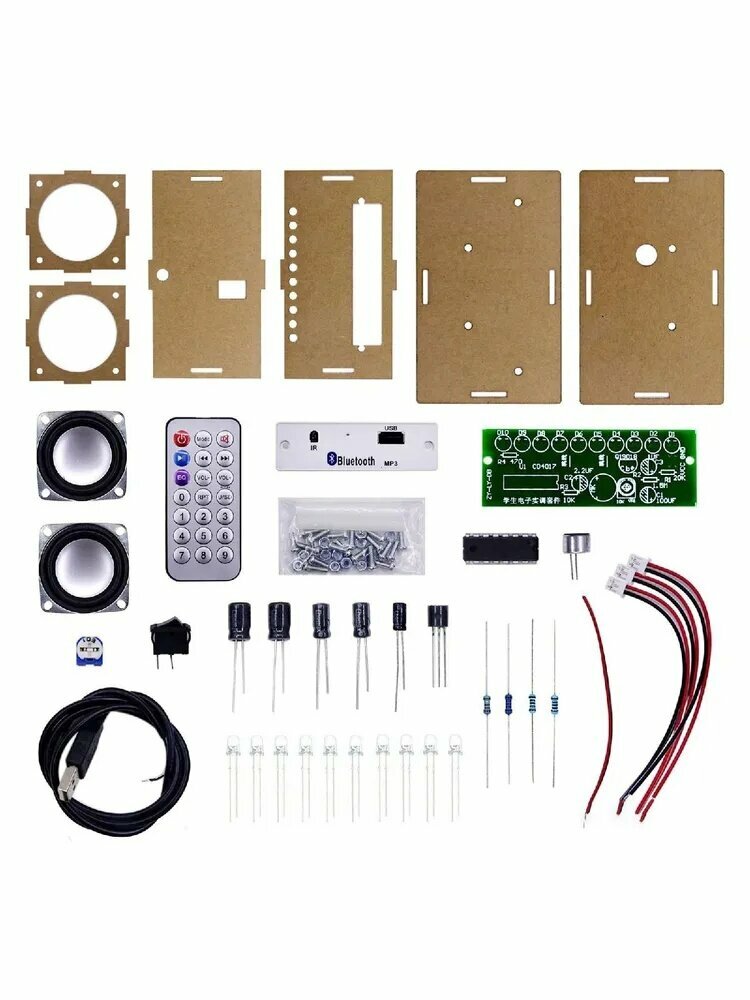 Know EasyxНабор электронны x компонентов для сборки блютуз колонки DIY модель серии
