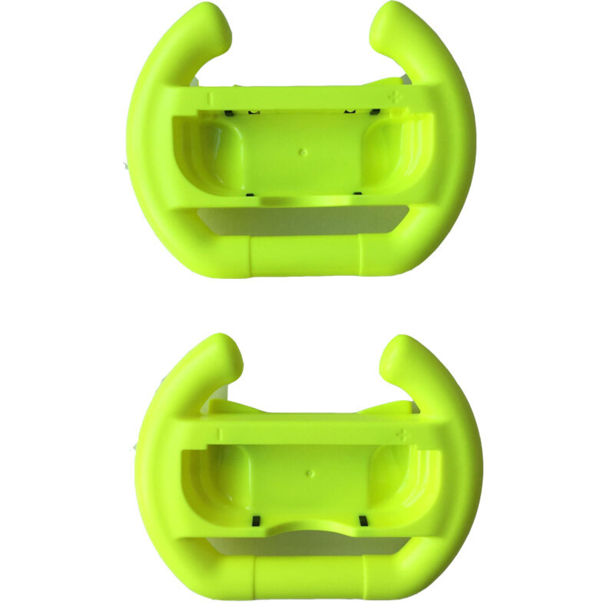 Держатель руль 2 штуки для контроллеров геймпадов джойстиков Joy-Con Nintendo Switch / Oled для гонок Mario Kart Зеленый