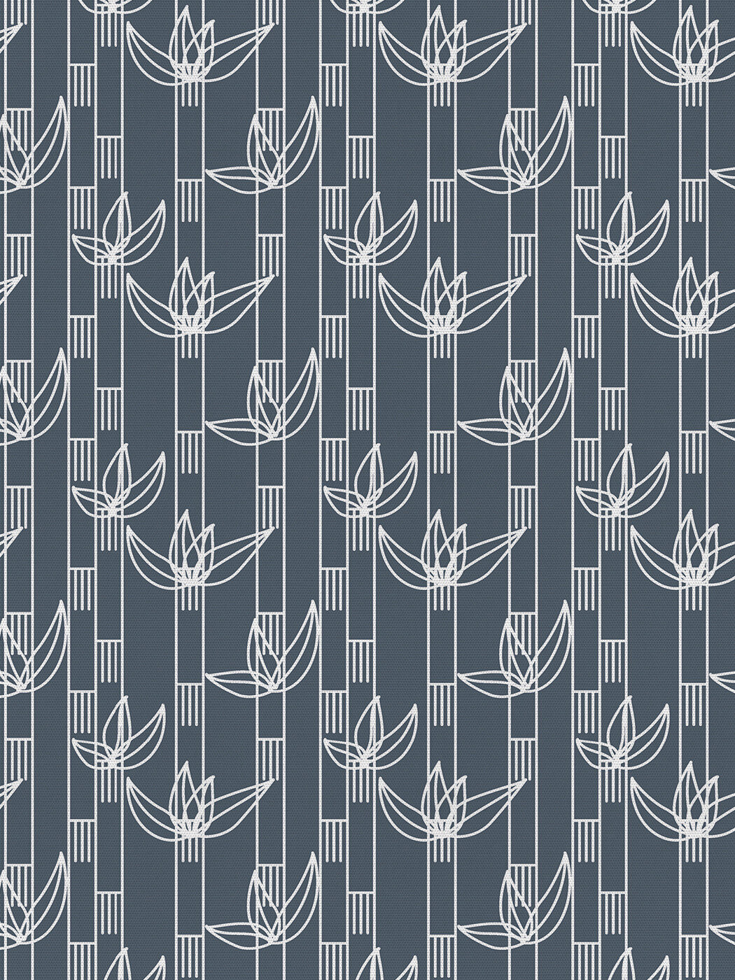 Отрезная ткань для мебели Ambesonne "Бамбуковые стволы" метражом для рукоделия и шитья, оксфорд, 155 см