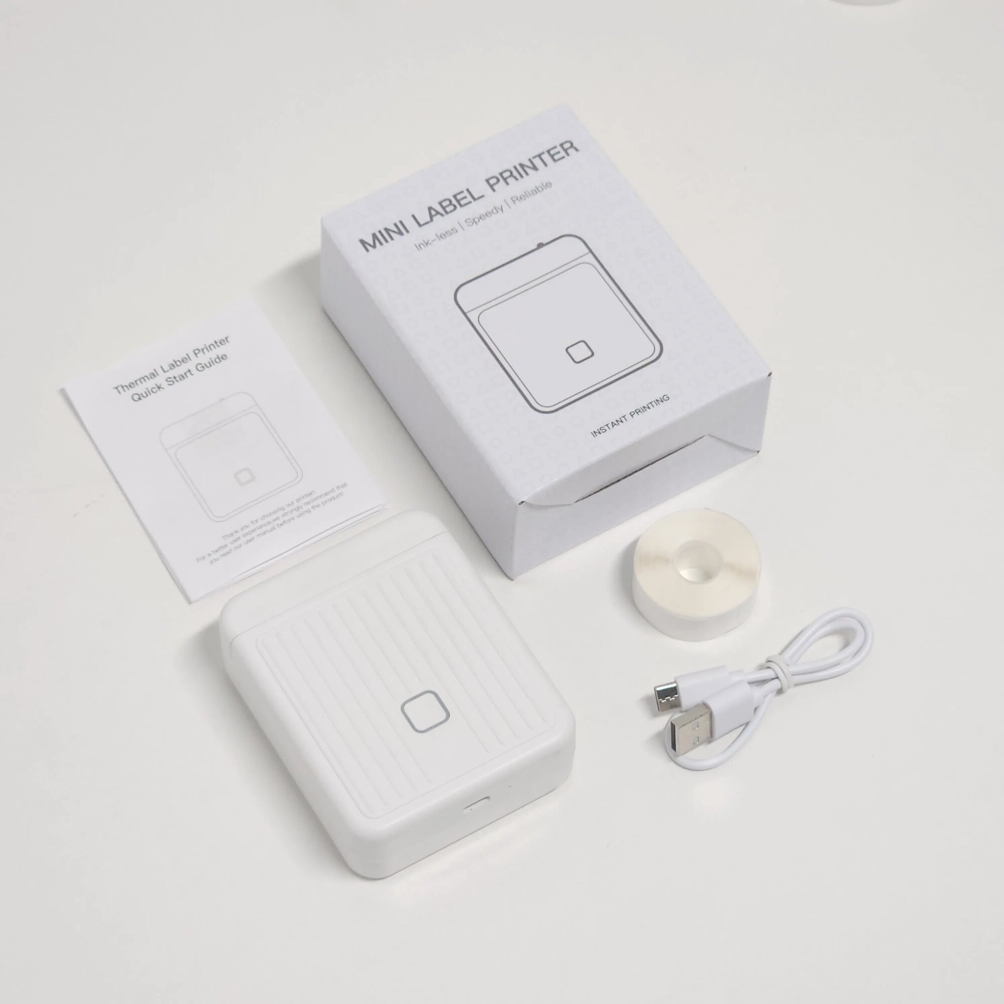 Термопринтер DOLEWA T01 Белый, printer white
