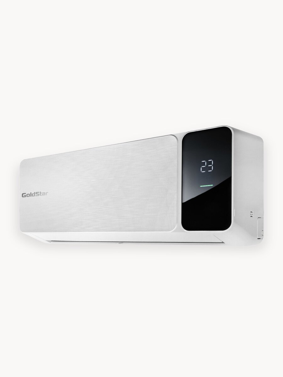 Кондиционер сплит-система GoldStar GSAC-09HN1/Белый, комплект, площадь охлаждения/обогрева до 26 м²