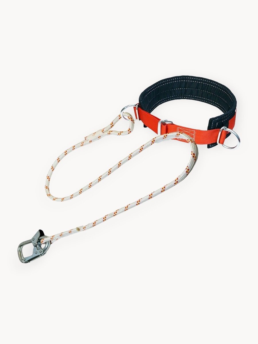 Пояс страховочный прогресс сефети УС-1В, универсальный, красный, темно-синий