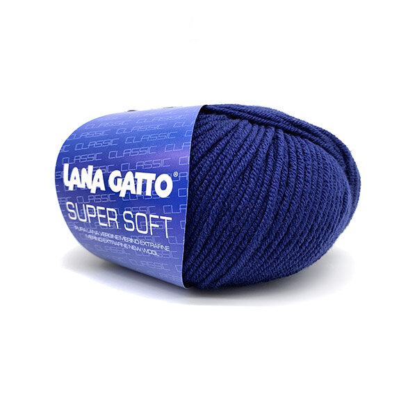 Пряжа Super soft - 13856 т. синий