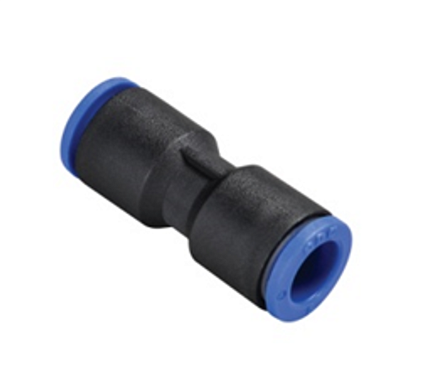 Соединитель прямой для трубки D12,0мм, пластик