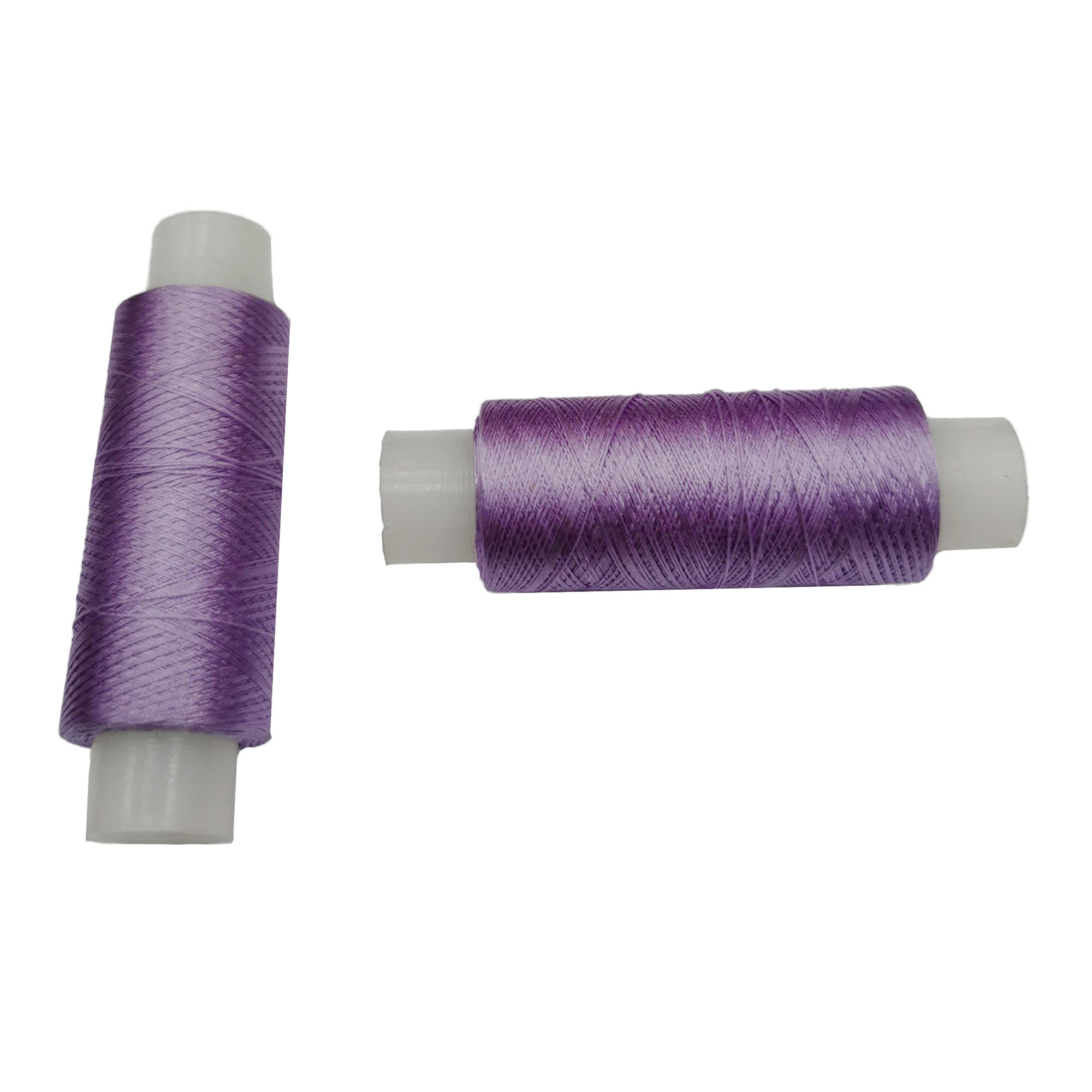 Нить шелковая, Моснитки 65С, цвет №048 (цвет аметистовый), катушка 200 метров
