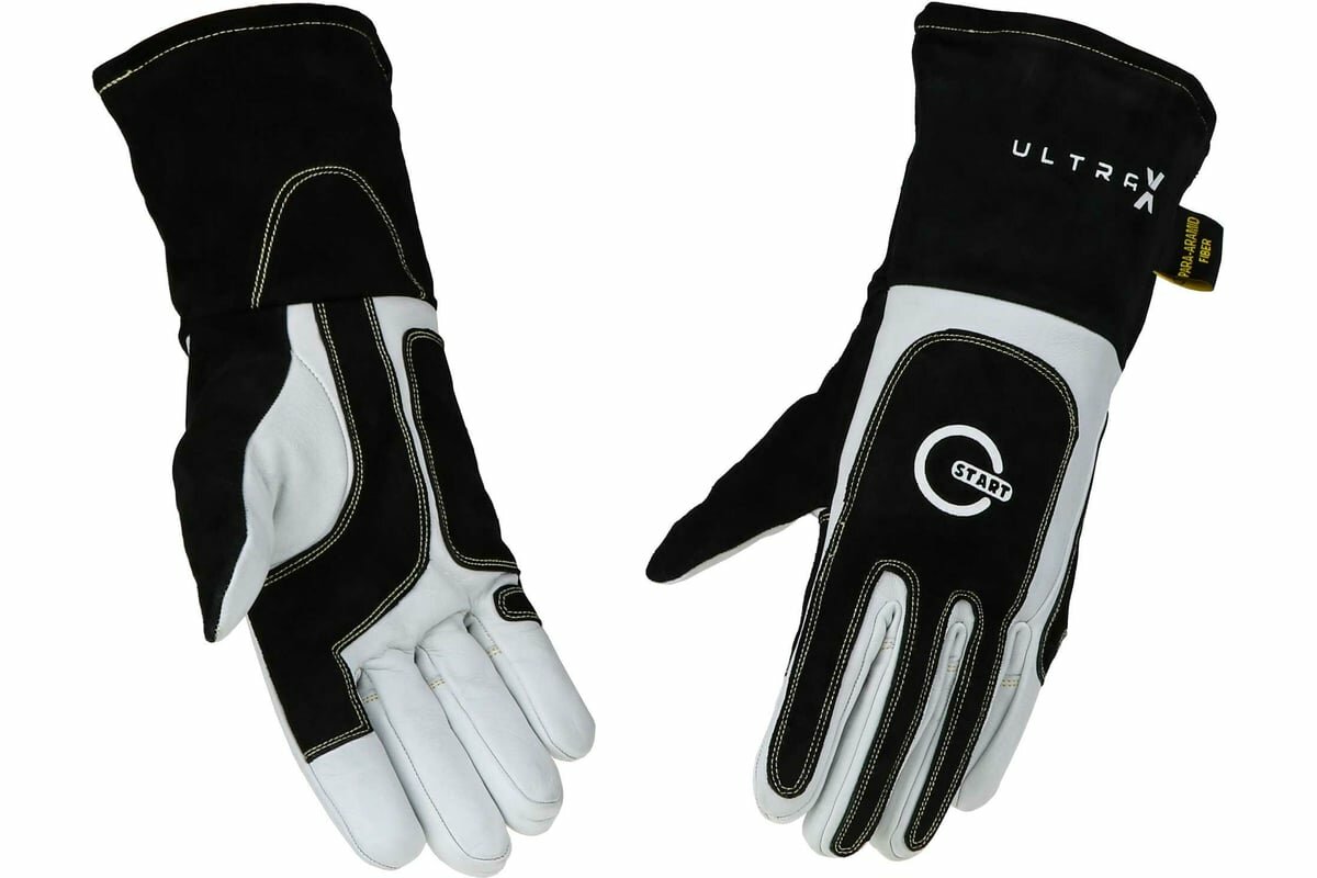 Start ULTRA X STG2120 краги из спилка и кожи с усиленной защитой кисти и манжетой