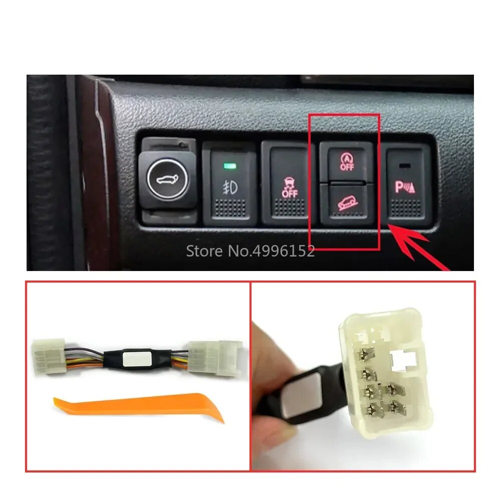 Для Suzuki Vitara 2015-2025 Автомобильный автоматический запуск и стоп-танки, автоматический стоп-запуск, устройство для устранения двигателя, вилка, выключаемый кабель For Style B