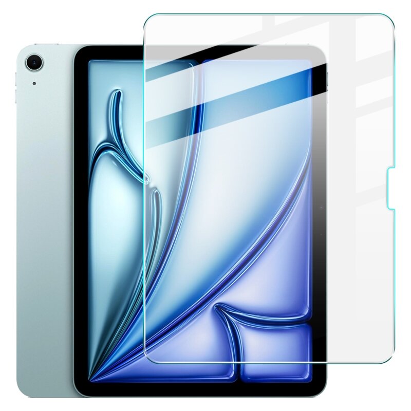 Противоударное стекло для Apple iPad Air 11 M2 2024 прочность 9H PREMIUM качество 99.9% прозрачность
